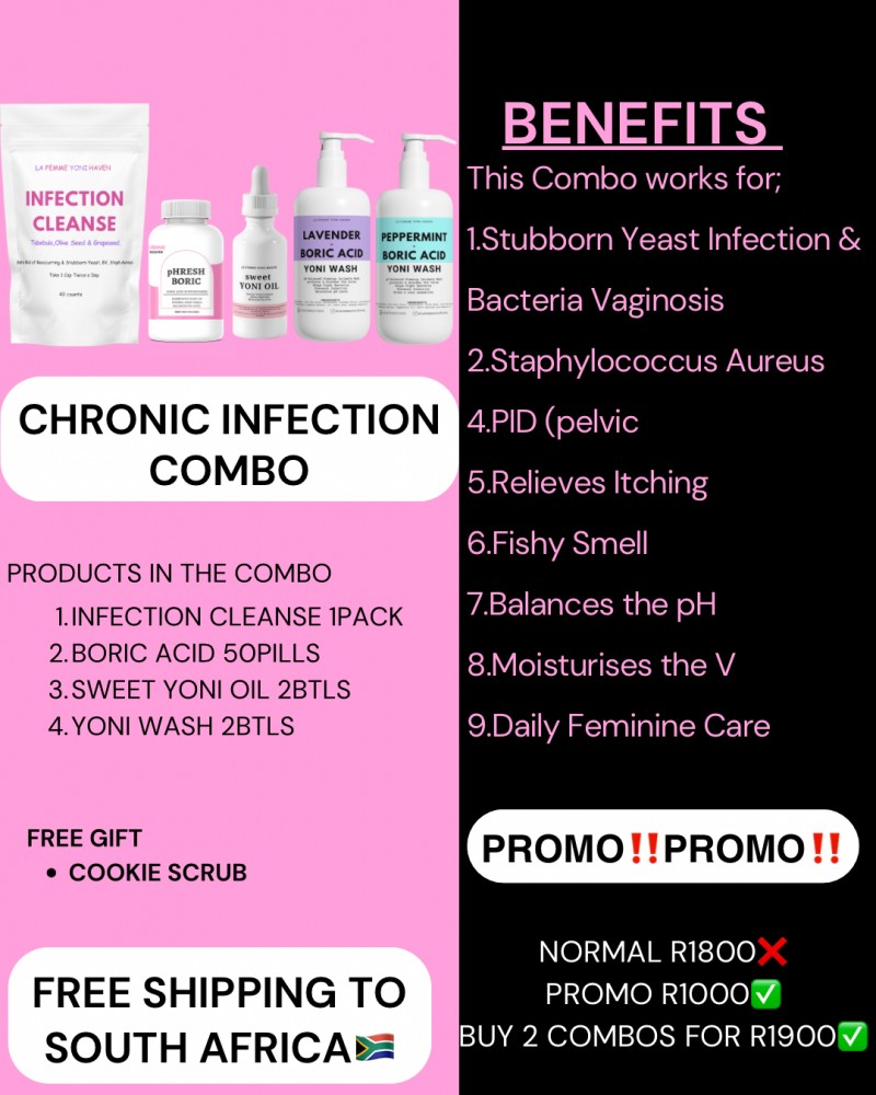 Buy PAY 2 Times for- CHRONIC INFECTION COMBO by La Femme Yoni Haven ...