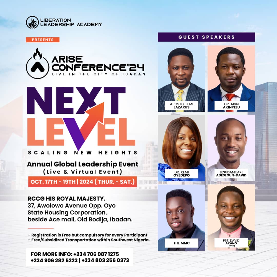 Get Arise Conference'24 by Liberation Leadership Academy on Selar