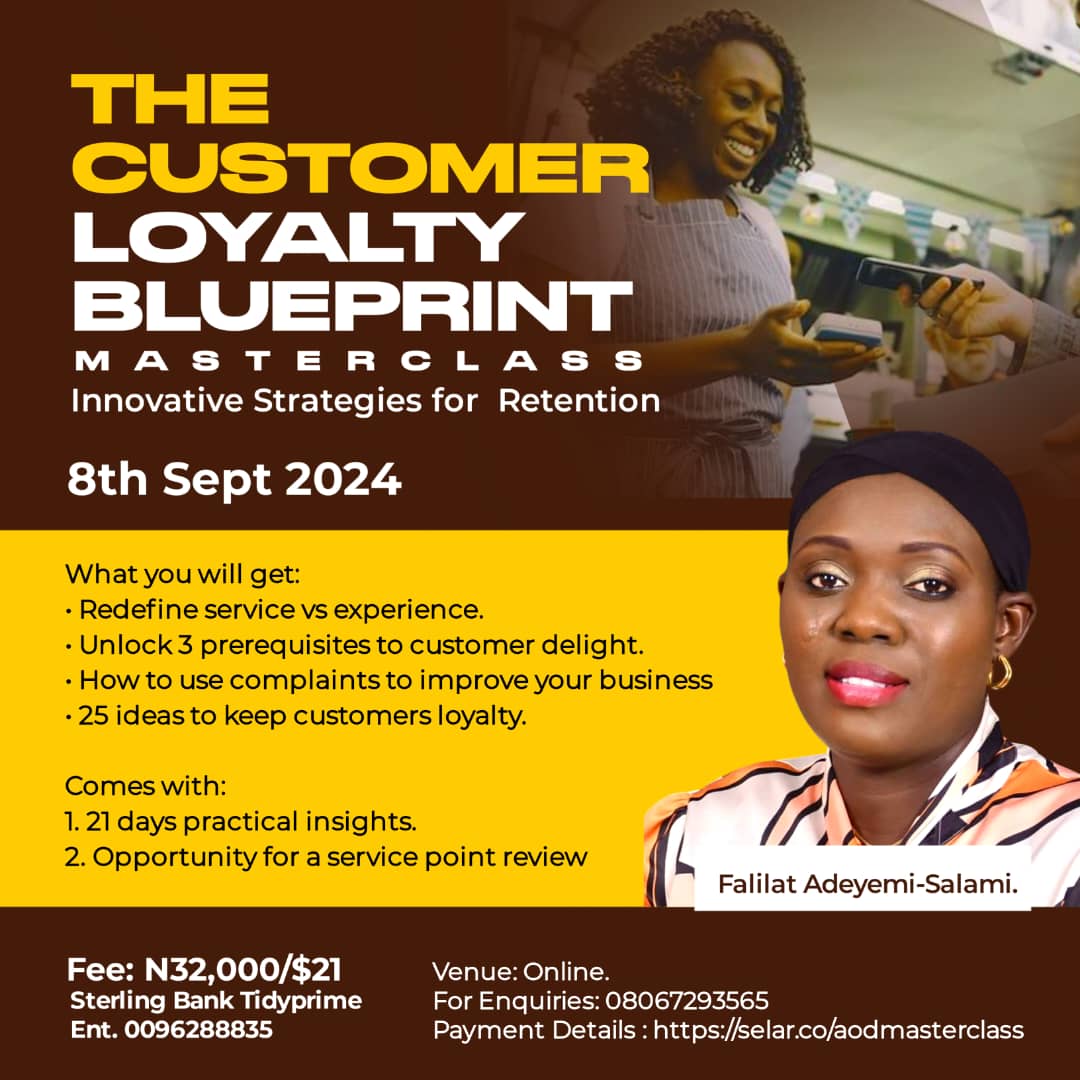 Buy THE CUSTOMER LOYALTY BLUEPRINT by Falilat Adeyemi-salami on Selar