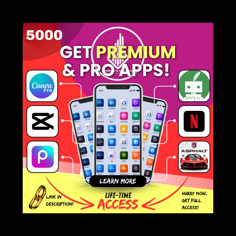 Buy Unlock Lifetime Access to Any Premium and Pro Apps for Just ₦2000 ...