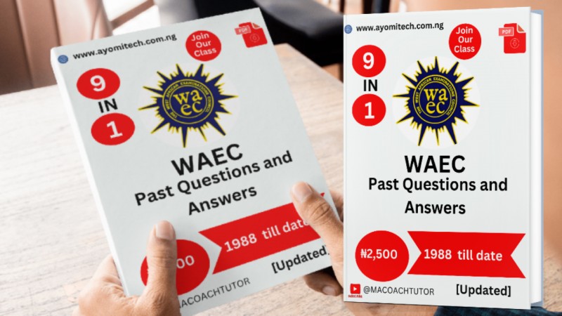 Get 9-in-1 WAEC Past Questions and Answers PDF Download by MA COACH on ...