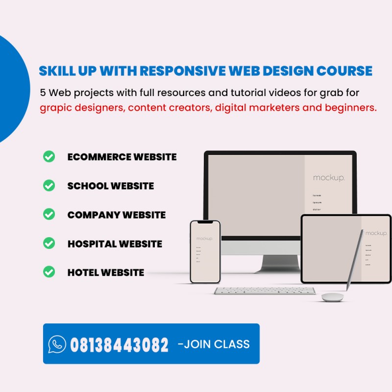 Buy WEB DESIGN FULL COURSE by SOLOMON BLESSING SEUN on Selar
