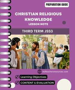 Buy CRS JSS3 lesson note third term by MD Teachers Resources on Selar