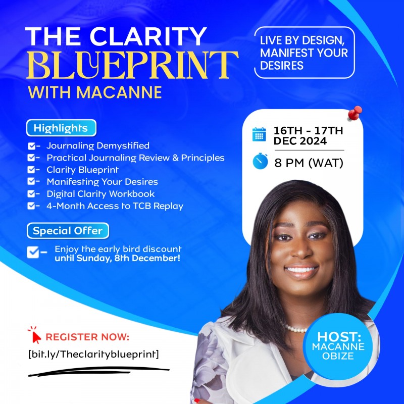 Buy The Clarity Blueprint Course by Anne Obize on Selar
