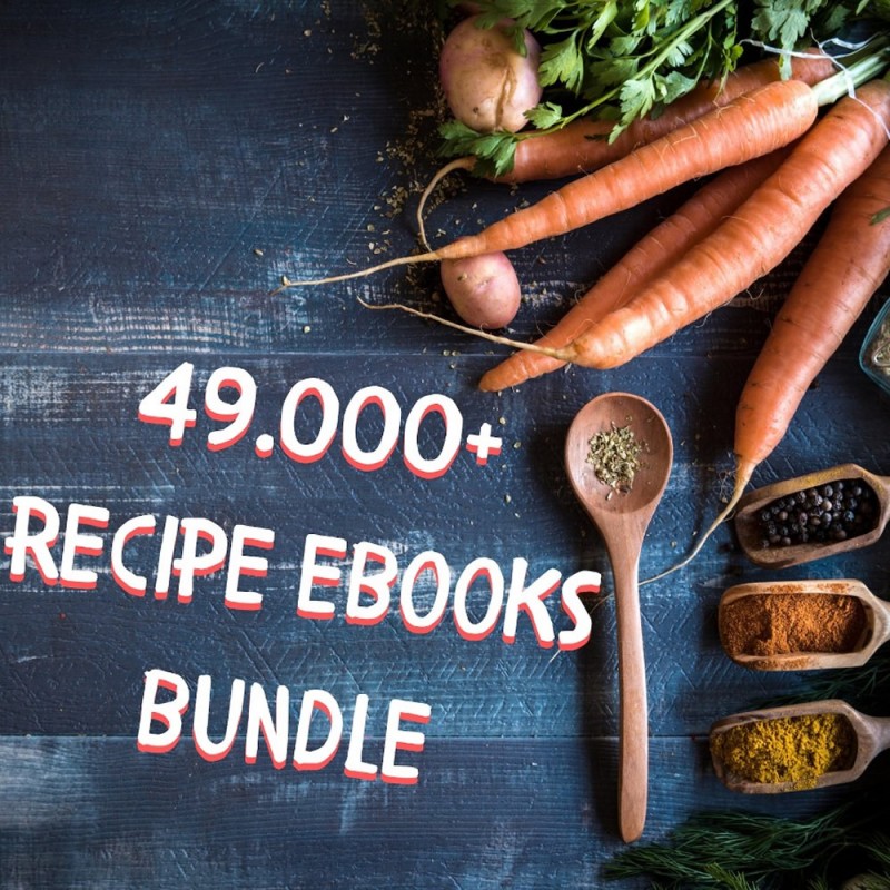 Buy Recipe EBooks Bundle | Over 10,000 Cooking & Recipes | 100+ eBooks Pack Bundle by Make Money ...