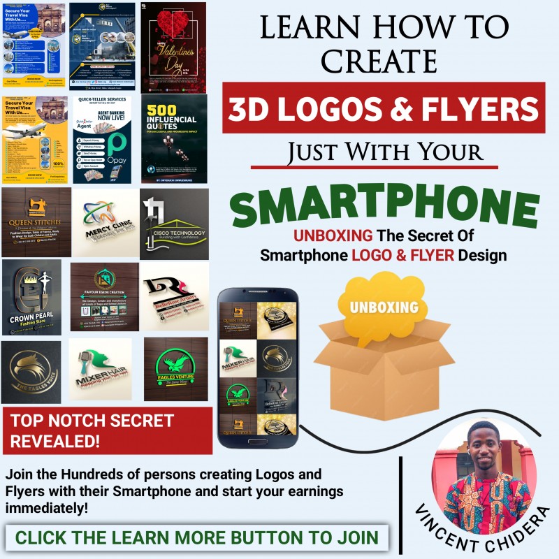 Buy LOGO DESIGN USING SMARTPHONE by Maama Vincent Chidera on Selar