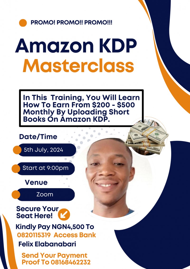 Buy Amazon KDP Masterclass by Felix Elabanabari on Selar