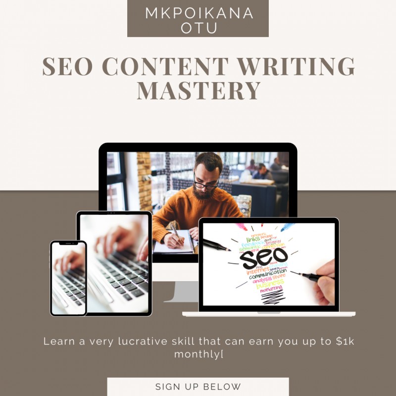 Buy SEO Content Writing: Beginner to Master by Mkpoikana Otu on Selar