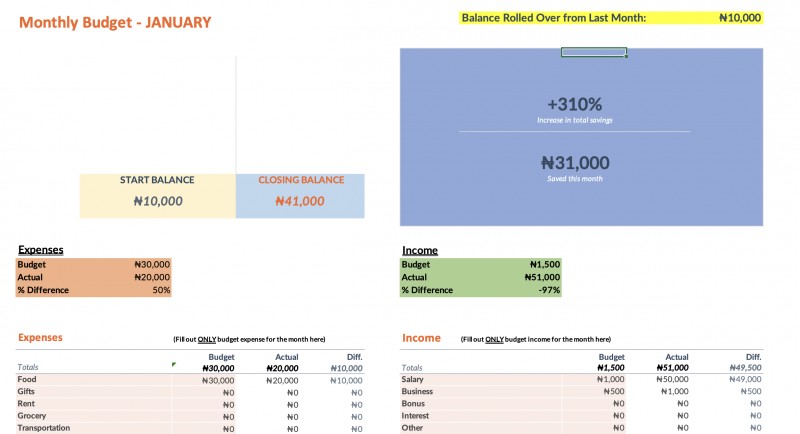 Buy Budget Planner for Financial Success by Productivity Hub on Selar