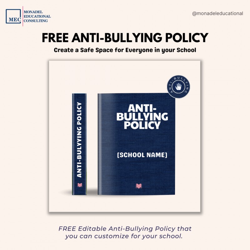 Get ANTI-BULLYING POLICY (Free Template) by Monadel Educational ...