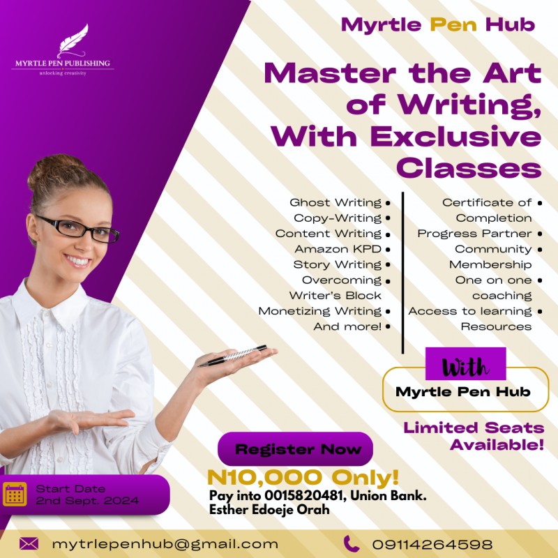 Buy Writing Master Class by Myrtle Pen Publishing Store on Selar