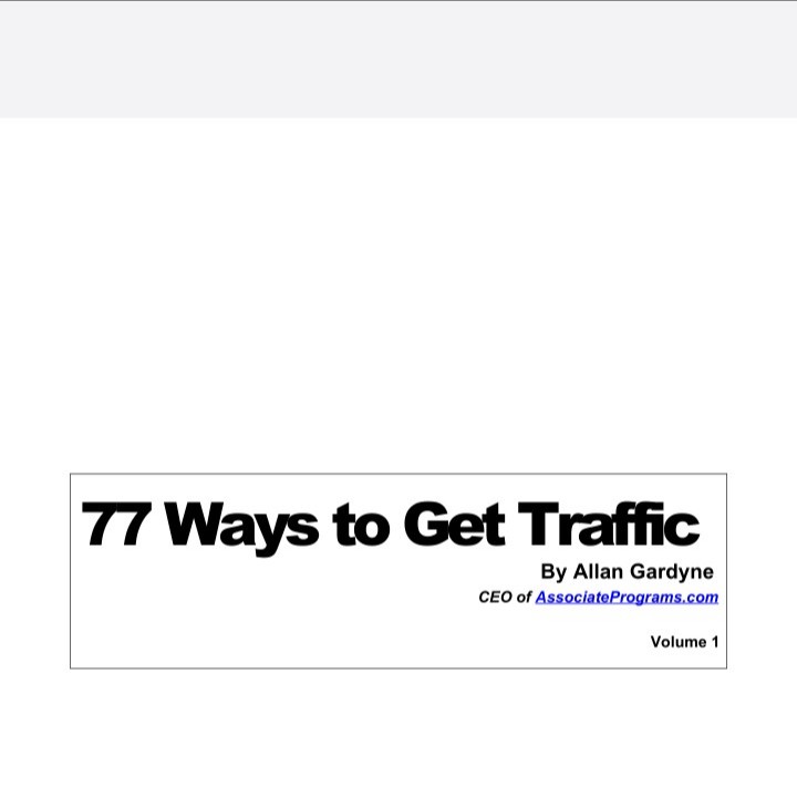 Buy 77 ways to drive traffic on Affiliate marketing by Okeke chinonso ...