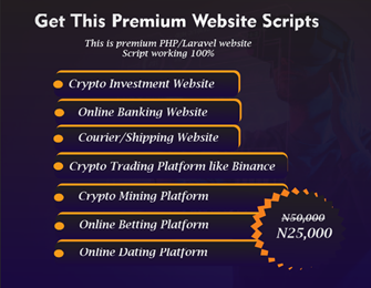 Buy Premium Website Script by Nollard Tech on Selar