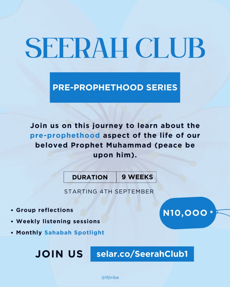 Buy Seerah Club by The LFJ Tribe: Pre-Prophethood Series by NA. on Selar