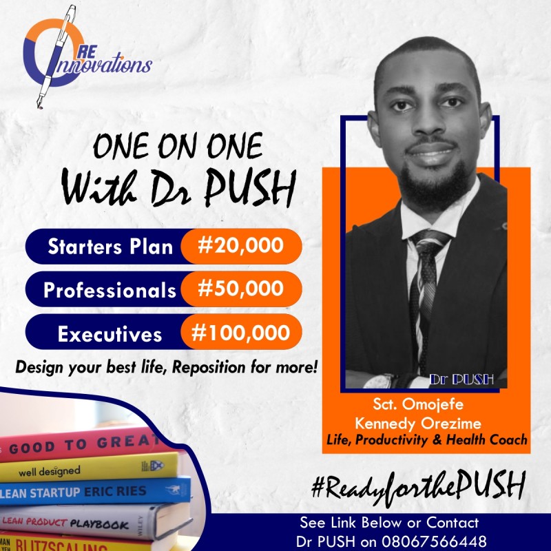 Buy One on One with Dr PUSH by ORE INNOVATIONS on Selar