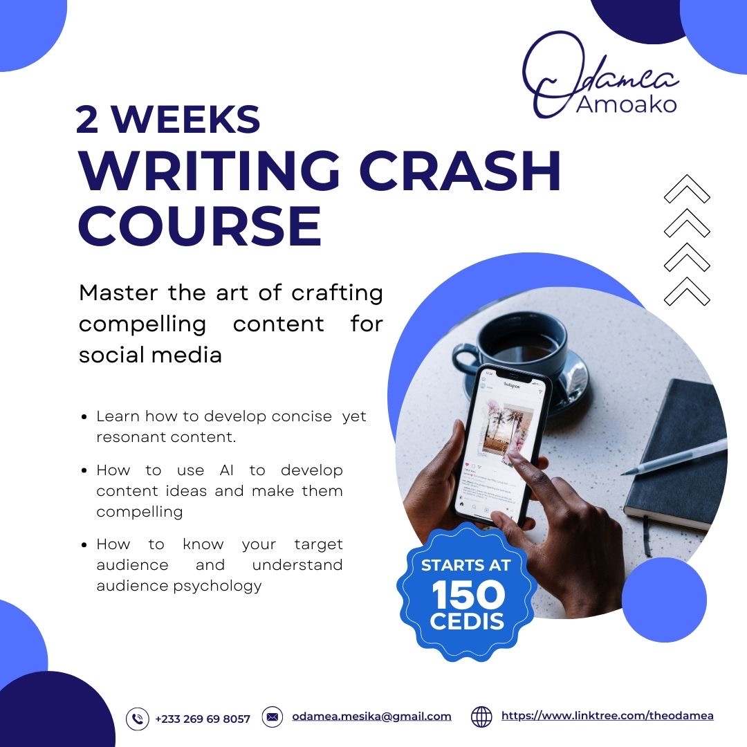 Buy Writing Crash Course by Amma Odamea Amoako on Selar
