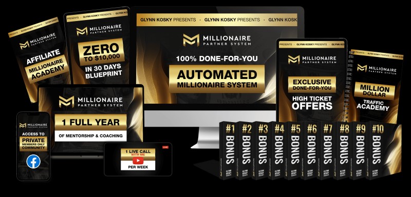 Get COMPLETE DONE-FOR-YOU PASSIVE INCOME MILLIONAIRE PARTNER SYSTEM (Make Money Online From ...