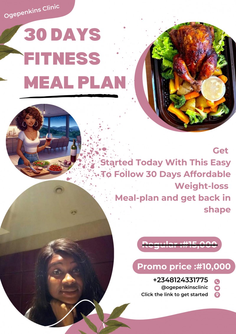 Buy 30 DAYS FITNESS MEAL PLAN Plus freebies by Ogechi Eboh on Selar