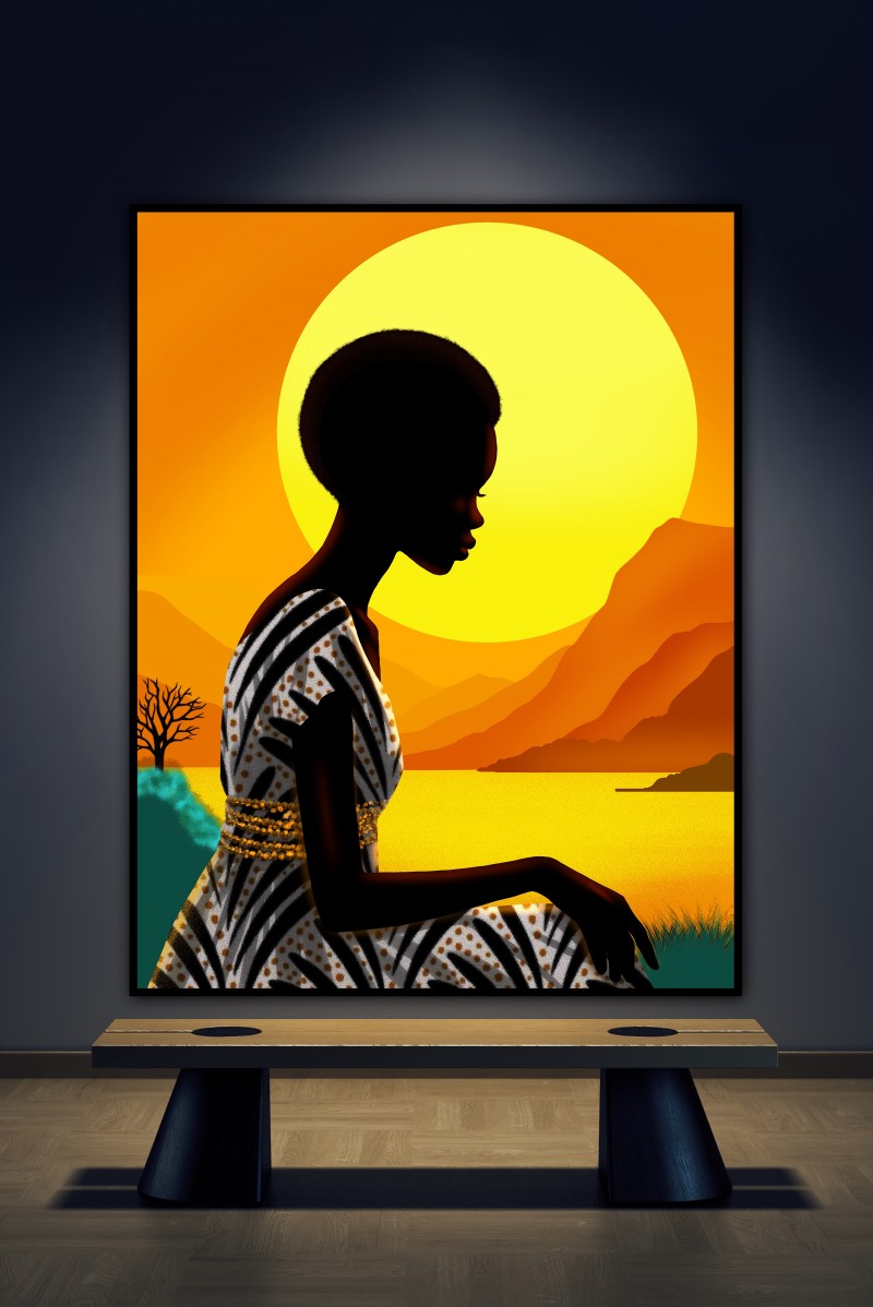 Buy Beautiful bliss by Vibrant African Digital Art - Olowoart Store on ...