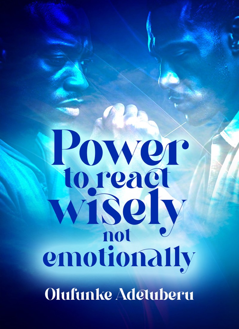 Buy POWER TO REACT WISELY NOT EMOTIONALLY by Olufunke Adetuberu on Selar
