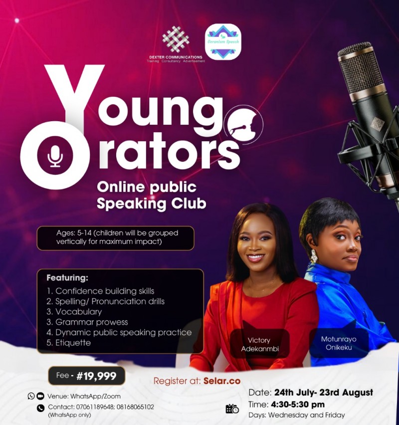 Buy Young Orators by Victory Adekanmbi on Selar