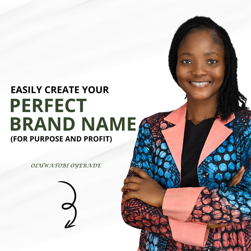 Get Create Your Perfect Brand Name by Oluwatobi Oyebade on Selar