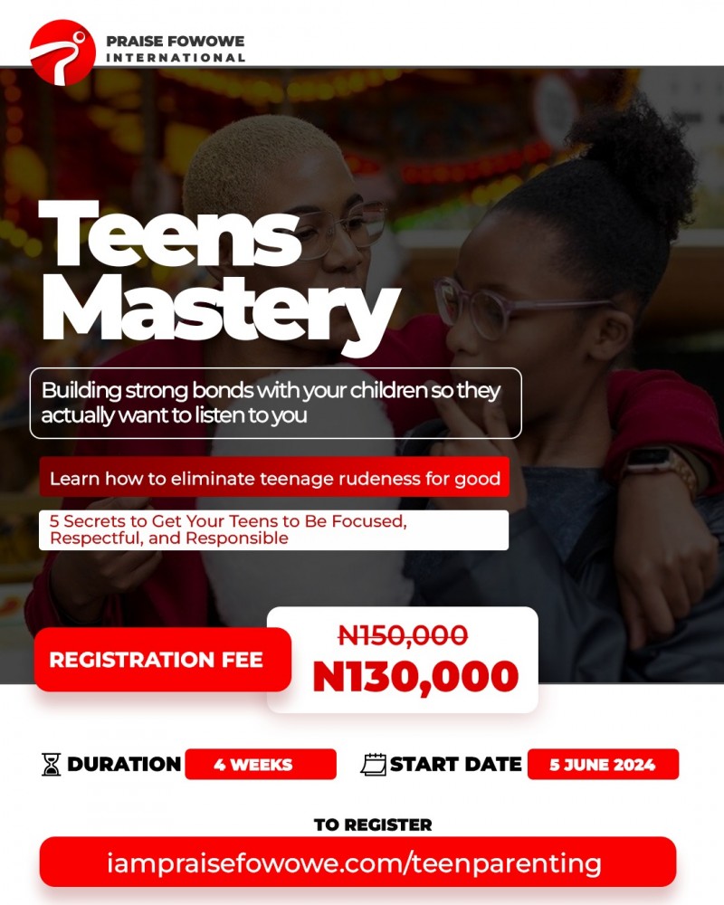 Subscribe TEENS MASTERY by Family House Africa on Selar