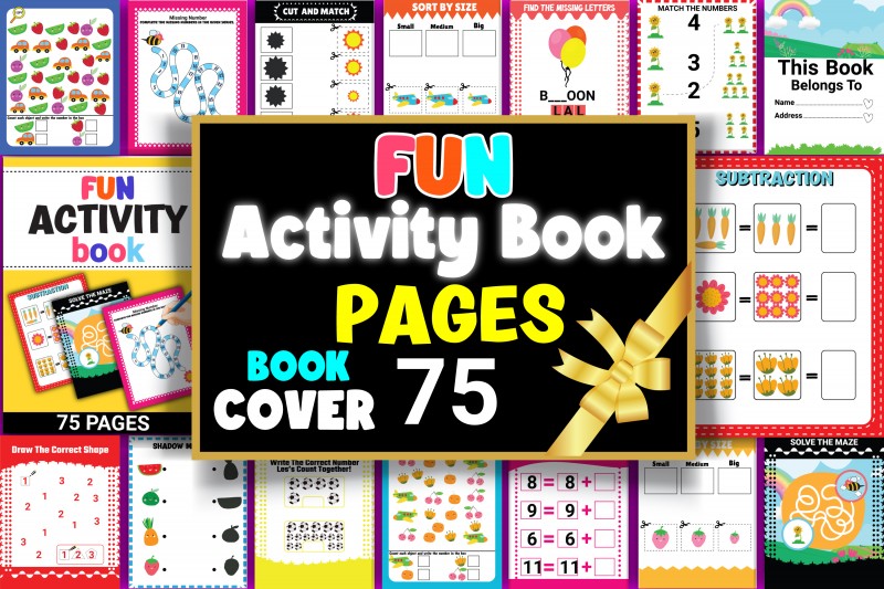 Buy Fun Game Activity Book For Kids Age 6,7,8,9,10: Awesome ...