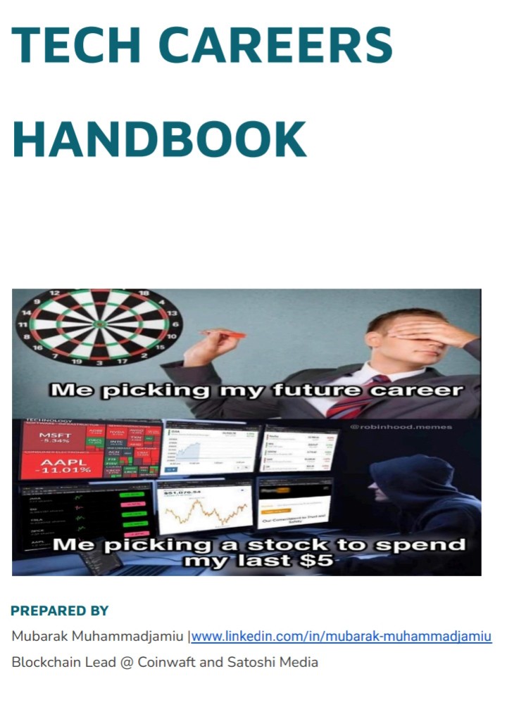 Buy Tech Careers Handbook by Haleemah Alli Bankole on Selar
