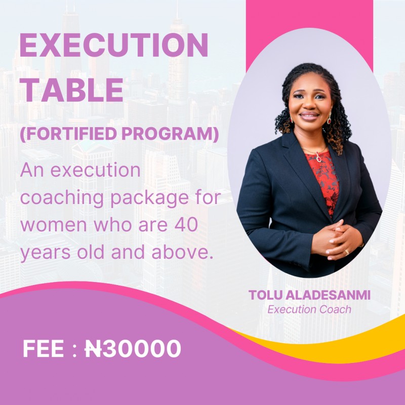 Buy FORTIFIED Execution Table by Tolulope Aladesanmi on Selar