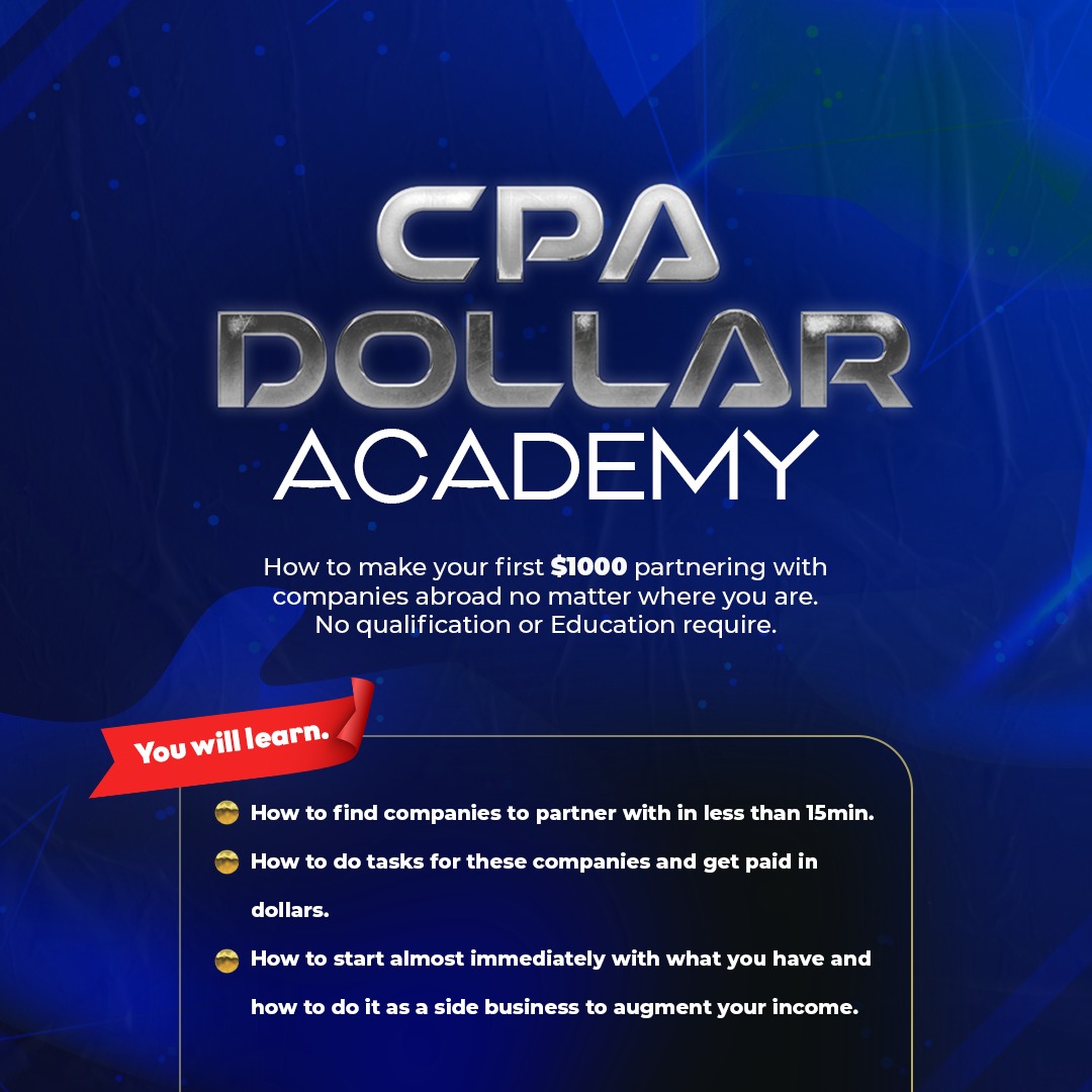 Buy CPA Dollar Academy by Praise Akinlami on Selar