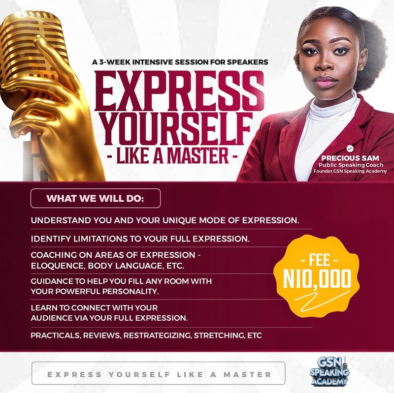 Buy EXPRESS YOURSELF LIKE A MASTER by Precious Sam on Selar