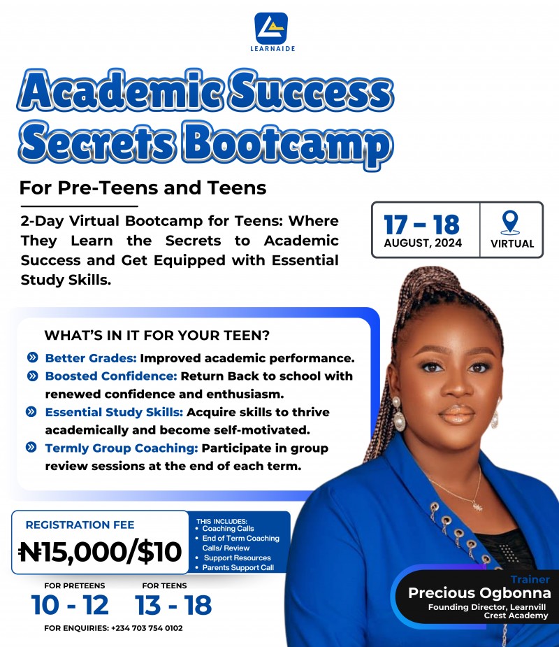 Buy Academic Success Secrets Bootcamp by Precious - Kidslearning Coach ...