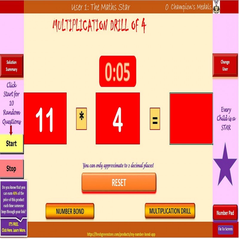 Buy NUMBER BOND MATH APP 3.3 by Prime Tech Academy on Selar