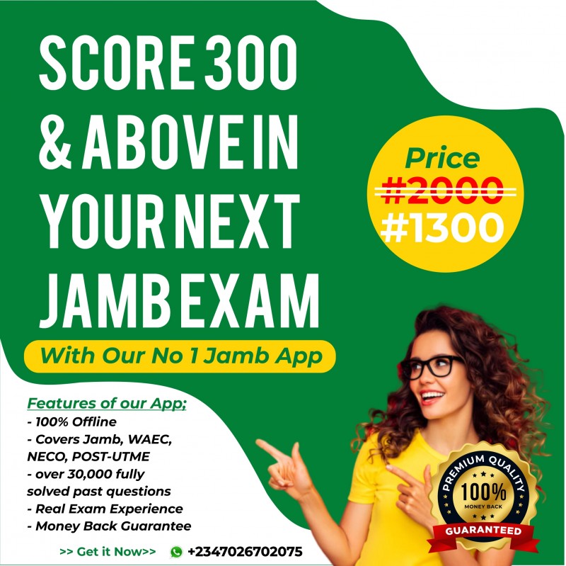 Buy Ultimate JAMB PREPARATORY APP by Umute shedrack on Selar