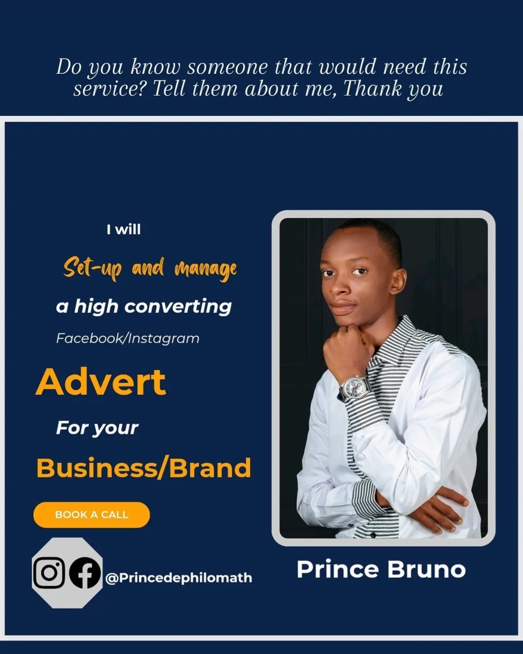 Get Social Media Advertising Services by Prince Bruno on Selar.co
