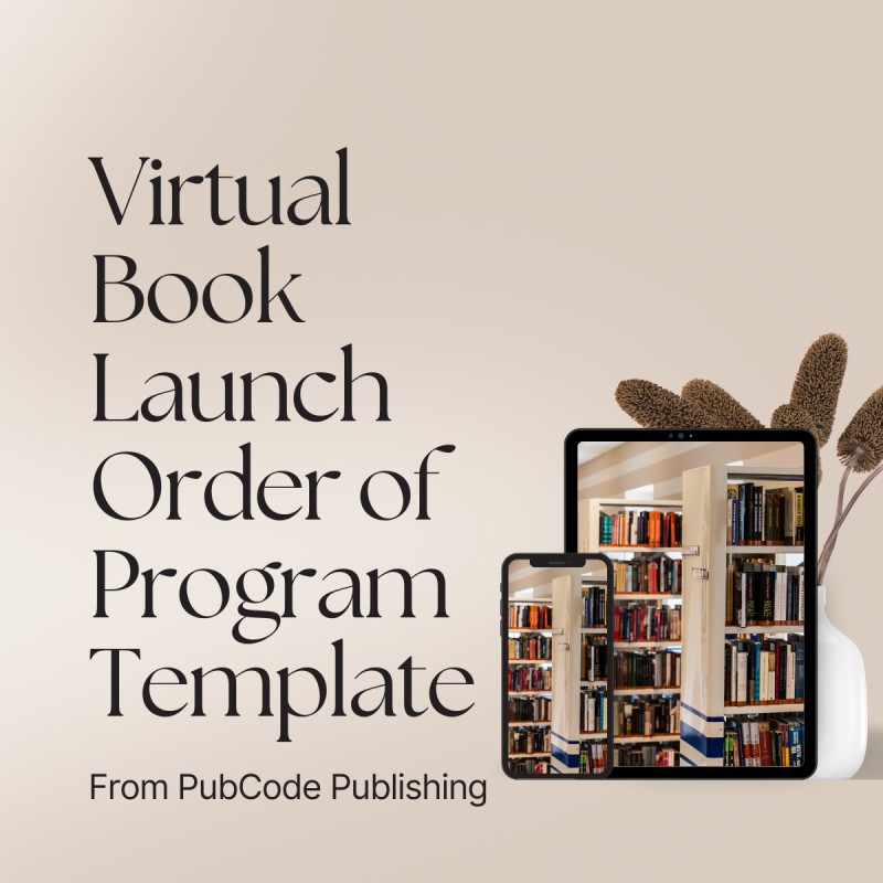 Get VIRTUAL BOOK LAUNCH ORDER OF PROGRAM TEMPLATE by PubCode Publishing ...