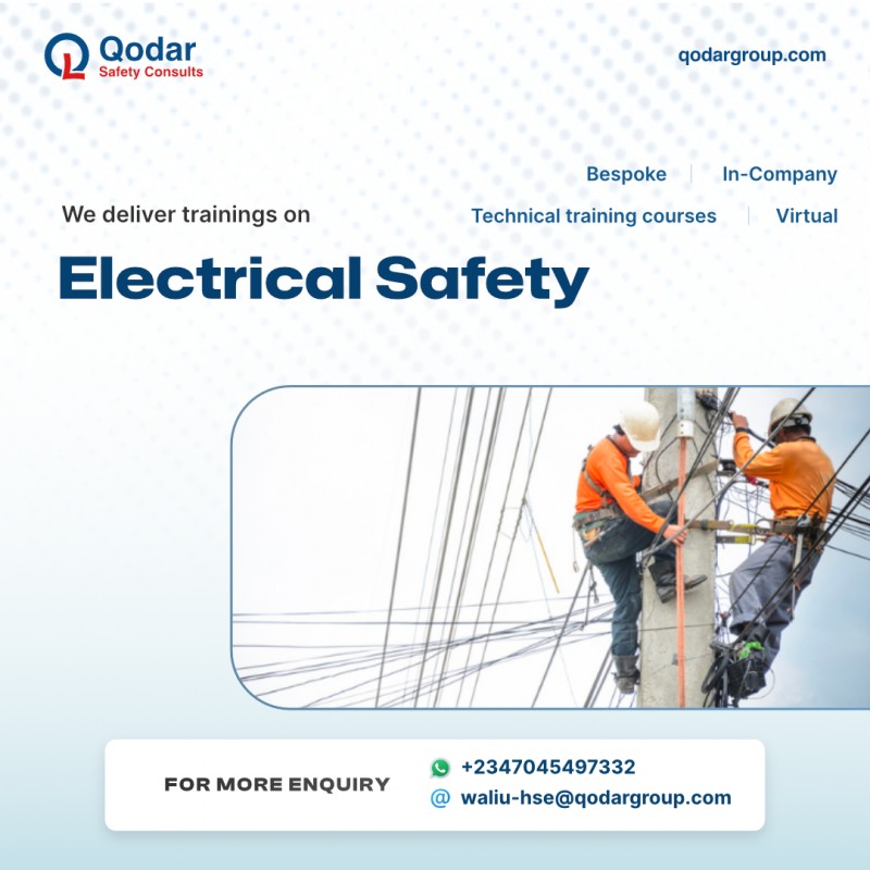 Buy Electrical Safety and Protection Course by Qodar Consults on Selar