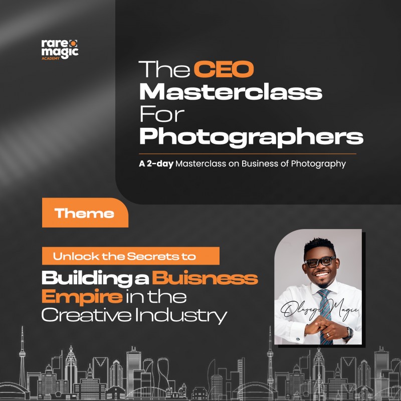 Buy CEO Masterclass For Photographers by Raremagic Academy Store on Selar