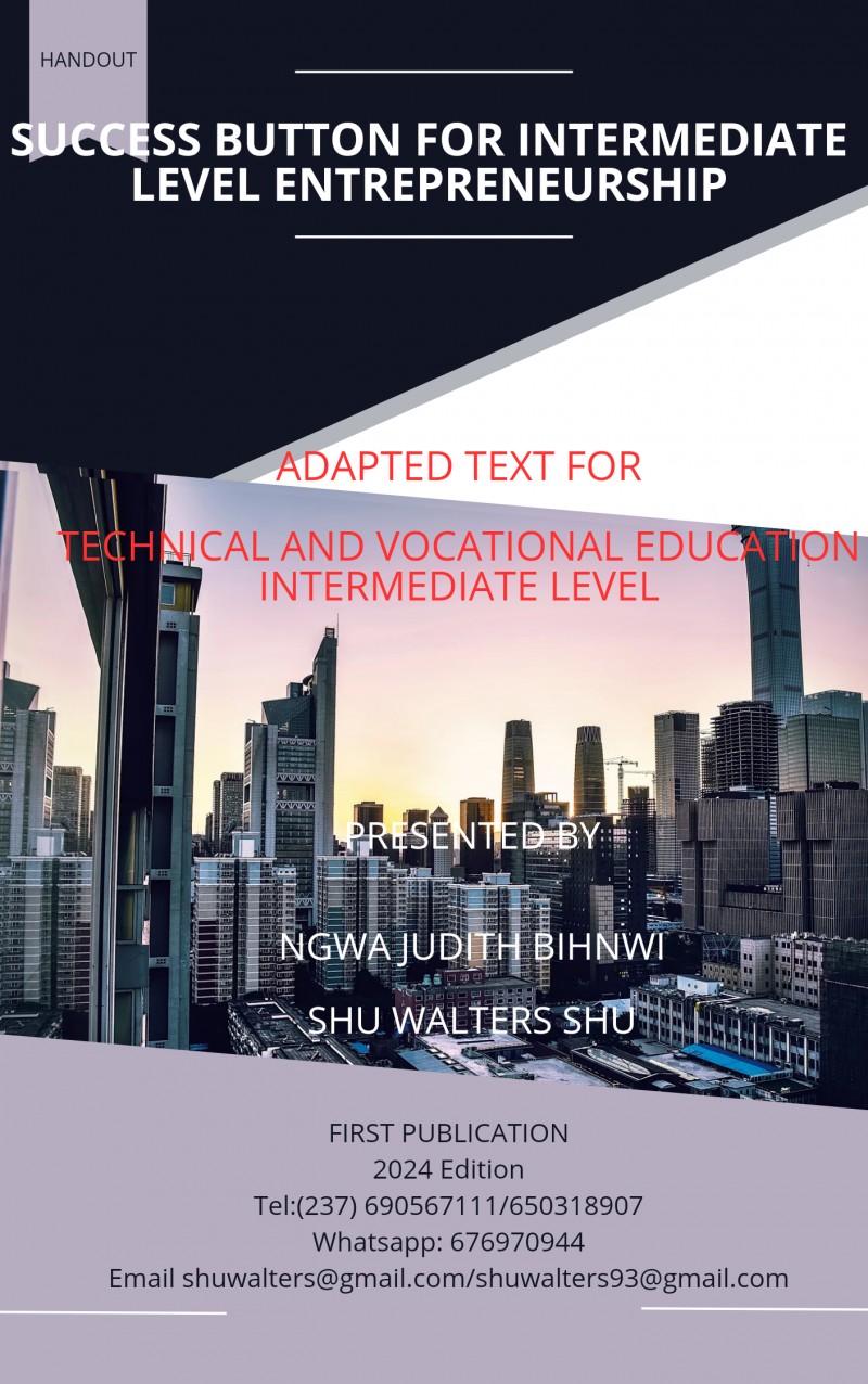 Buy ENTREPRENEURSHIP by shu walters shu on Selar