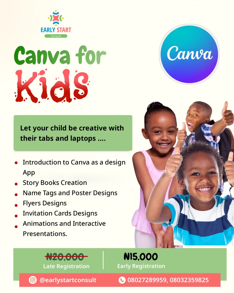 Buy Canva For Kids by Regina Mohie on Selar