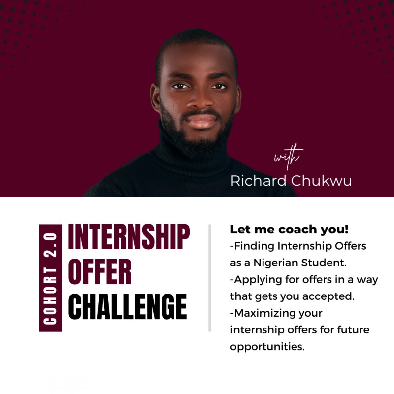 Buy Internship Offer Challenge by Richard Chukwu on Selar