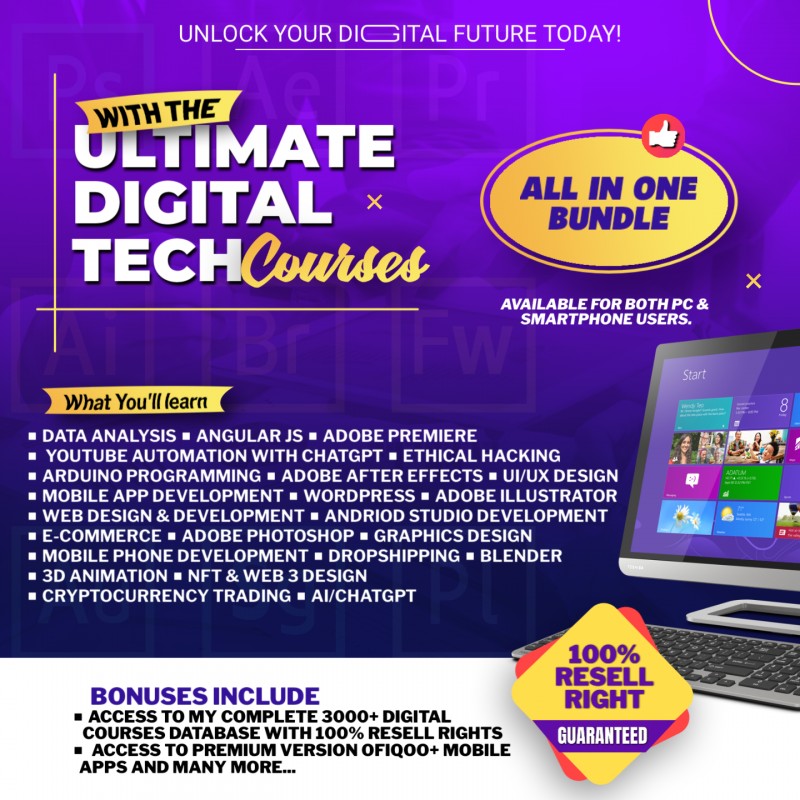 Buy ULTIMATE DIGITAL TECH COURSE by Sales Coach on Selar