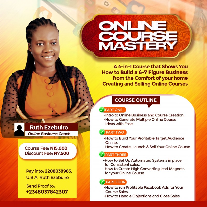 Buy Online Course Mastery by Ruth Ezebuiro on Selar