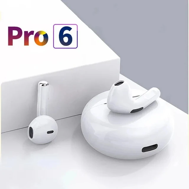 Buy NEW Original Air Pro 6 TWS Wireless Headphones Fone Bluetooth ...