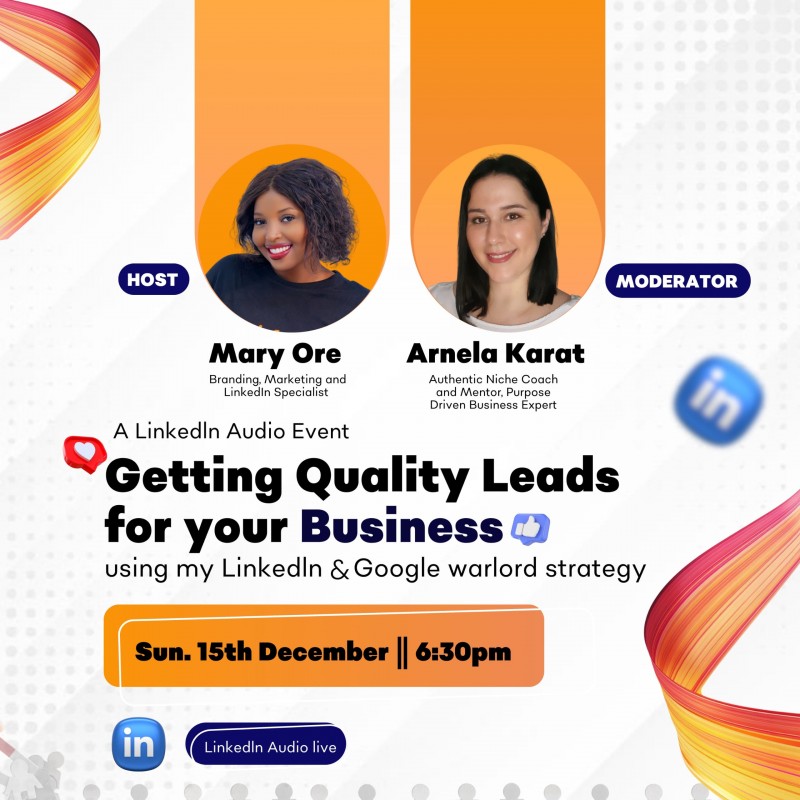 Get Getting Quality Leads for Your Business Using My LinkedIn and Google Warlord Strategies ...