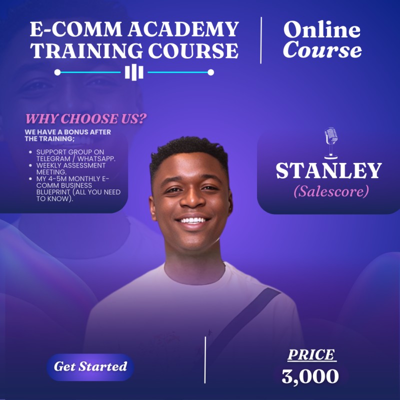 Buy Ecom Academy Training Course by Sale's core on Selar