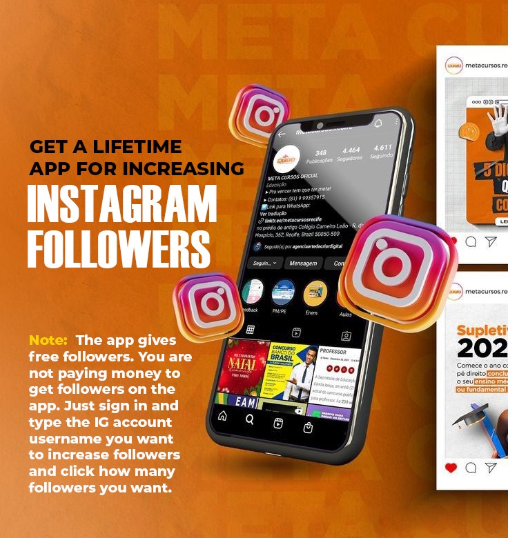 Buy INSTAGRAM FOLLOWERS APP BOOSTER by Saviour Edet on Selar