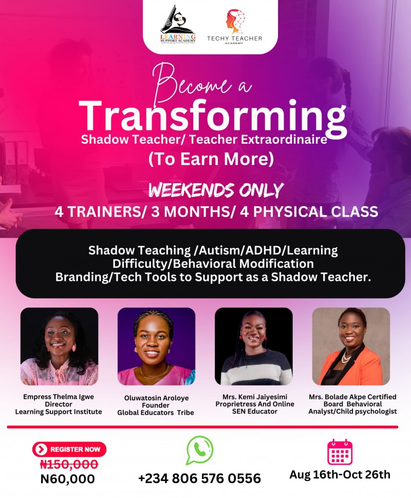 Buy BECOME A TRANSFORMING SHADOW TEACHER/TEACHER EXTRAORDINAIRE by ...