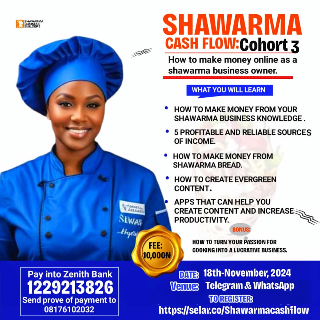 Buy Shawarma Cash Flow: How to make money online as a shawarma business ...